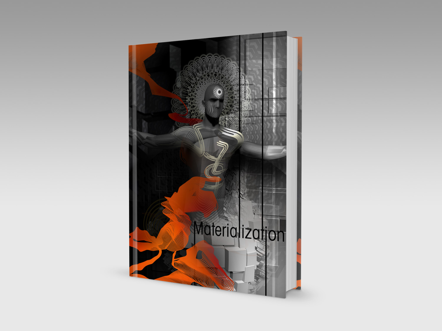 “Materialization” Book Cover Design | CleverCrayon Design Studio