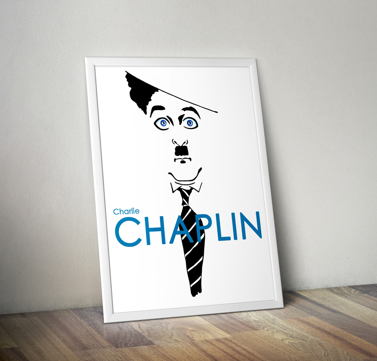 Splashscreen of Charlie Chaplin App | CleverCrayon Design Studio