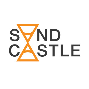 Sand Castle Logo Design (first version) | CleverCrayon Design Studio