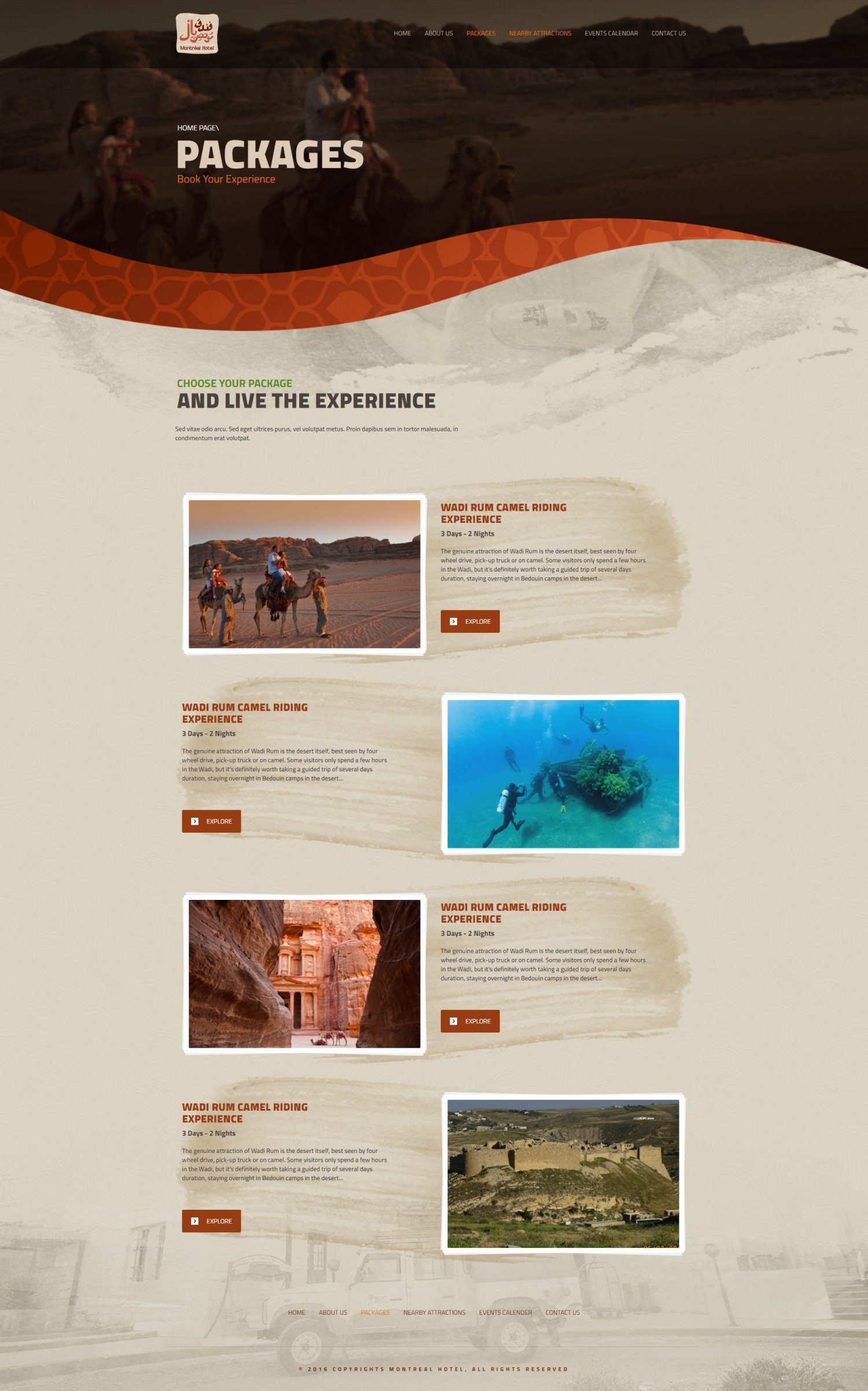 Montreal Hotel Al Shobak responsive website | CleverCrayon Design Studio